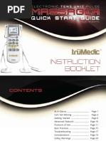 Electrode Placement For Electric Stimulation Charts | PDF