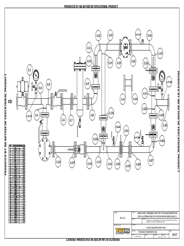 IM-07 Welding Map Skid-Layout1 | PDF | Industria del software | Autodesk