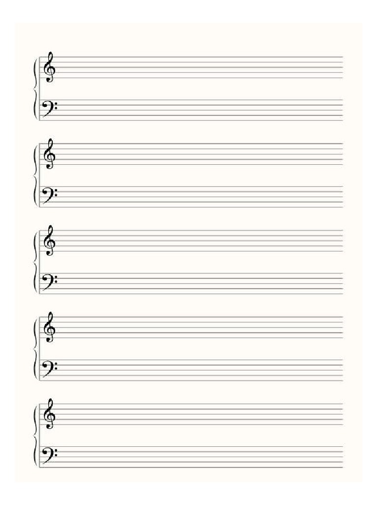 Music Sheet Blank | PDF