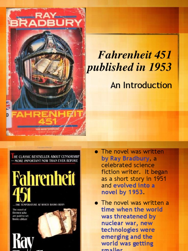 Fahrenheit 451 Background Power Point | PDF | Censorship | Mc Carthyism
