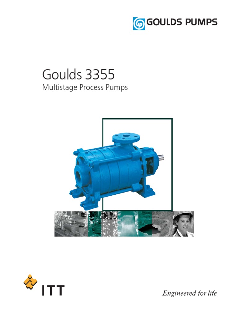 Goulds 3355 Bulletin | PDF | Bearing (Mechanical) | Steel