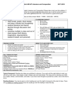 AICE English Literature Syllabus 9695 | PDF | Educational Assessment ...
