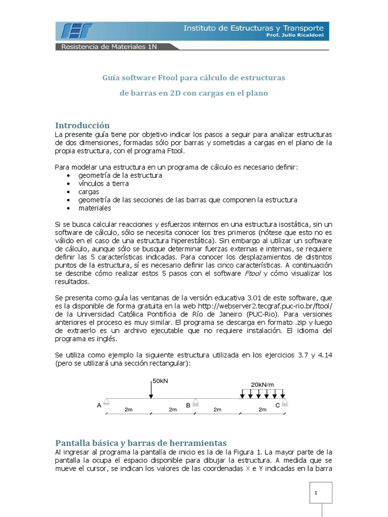 Guía Ftool - v3 PDF | PDF