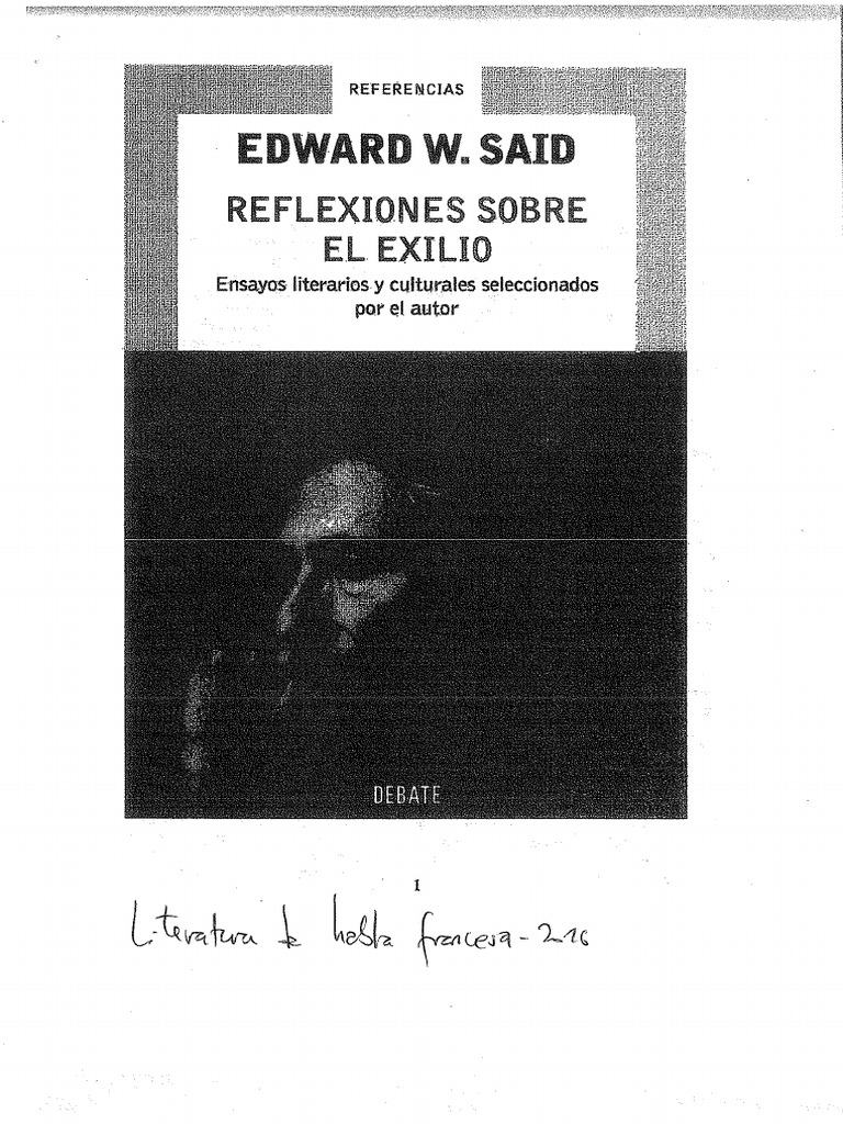 Edward Said - Reflexione Sobre El Exilio PDF | PDF