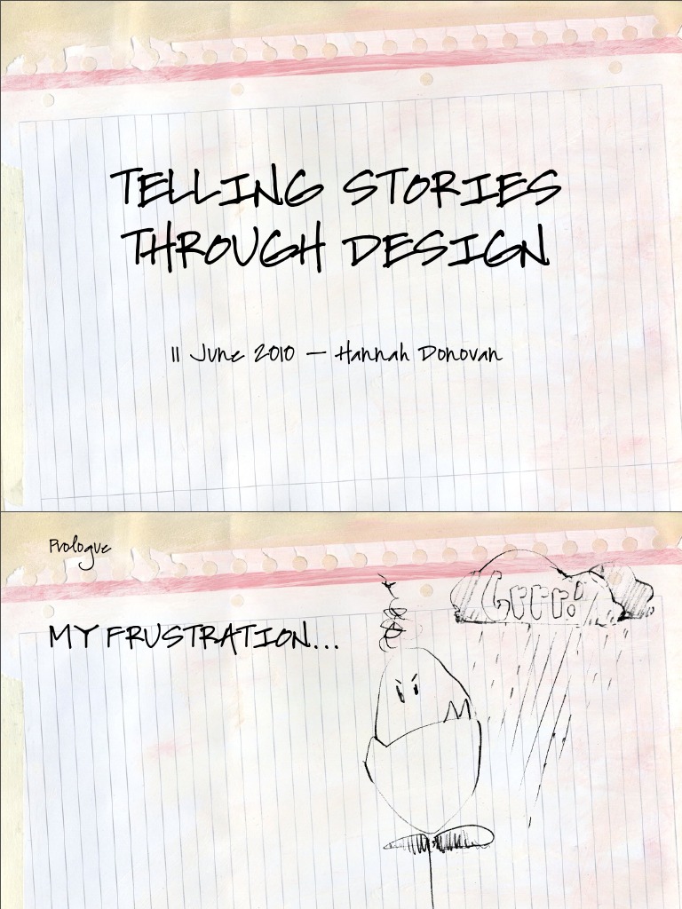 Hannah Donovan TELLING STORIES THROUGH DESIGN | PDF | Leisure