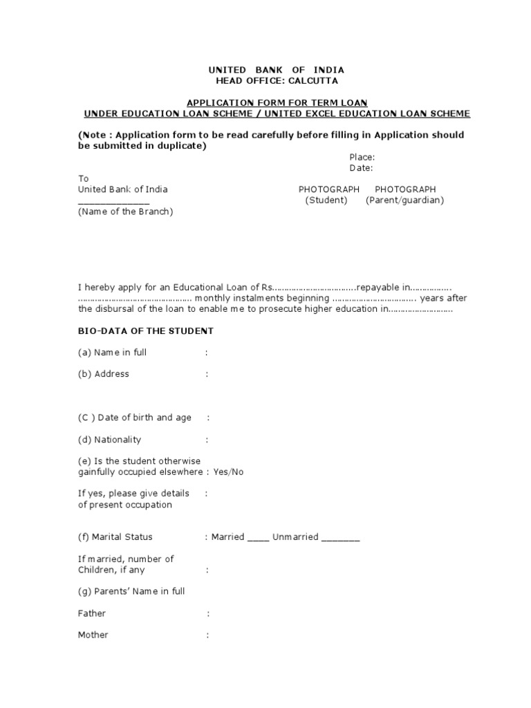 Edl Application Form | PDF | Loans | Fee