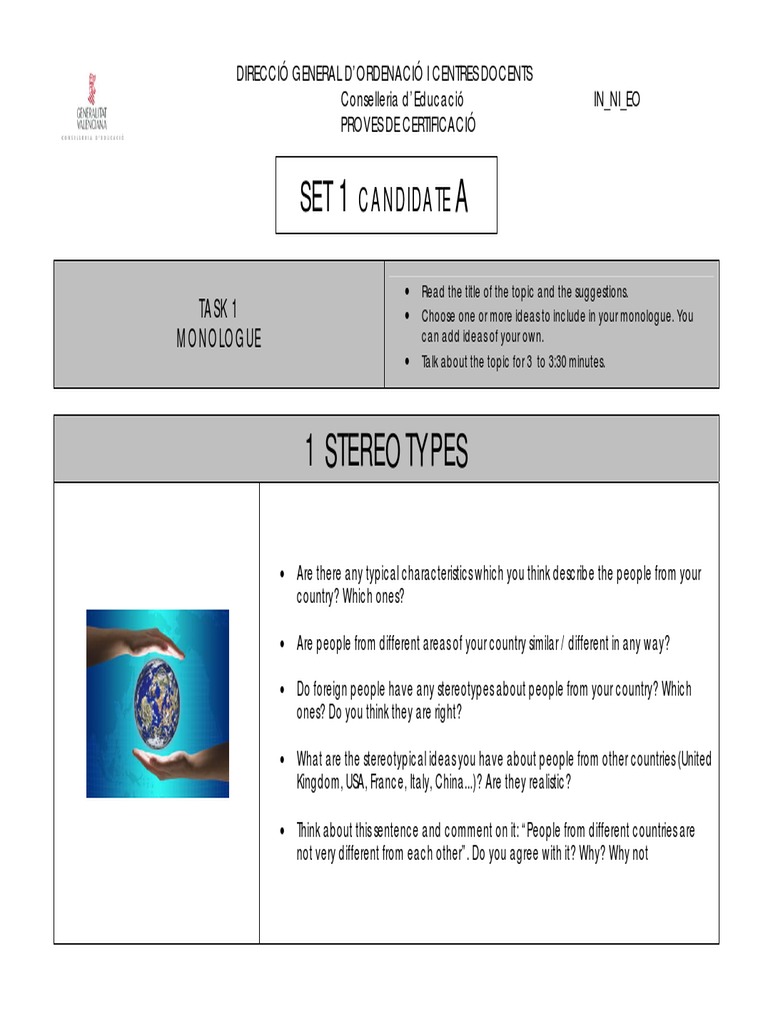 EXÁMENES ORALES EOI VALENCIA INGLES B1 | Conversation | Memory