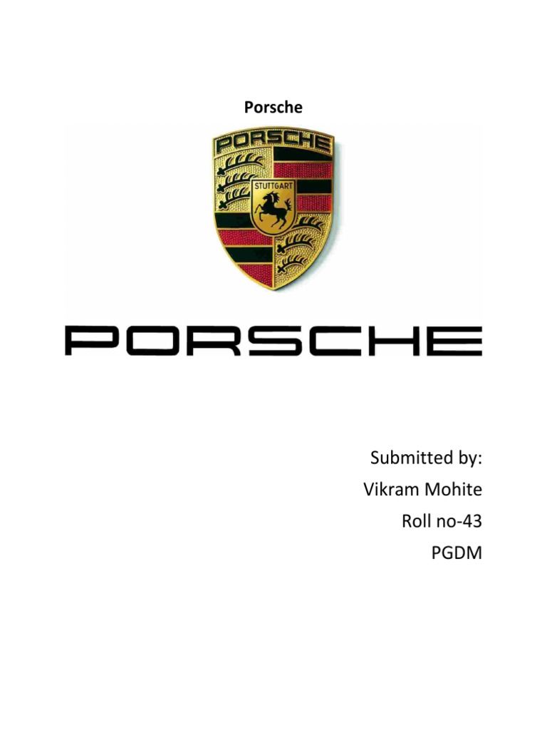 Porsche Marketing Mix and Segmentation Strategies | PDF | Market ...