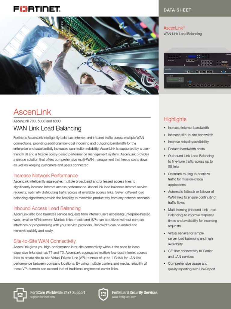 Ascenlink: Wan Link Load Balancing | PDF | Load Balancing (Computing ...