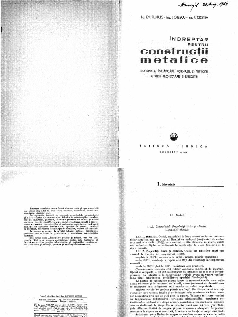 Constructii Metalice Fluture | PDF