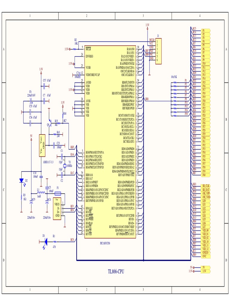 Esquema MiniPro - TL866 PDF | PDF