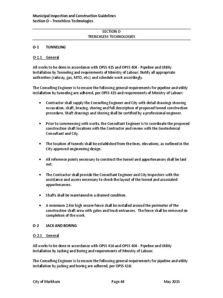 Trenchless Technologies | PDF | Sanitary Sewer | Tunnel