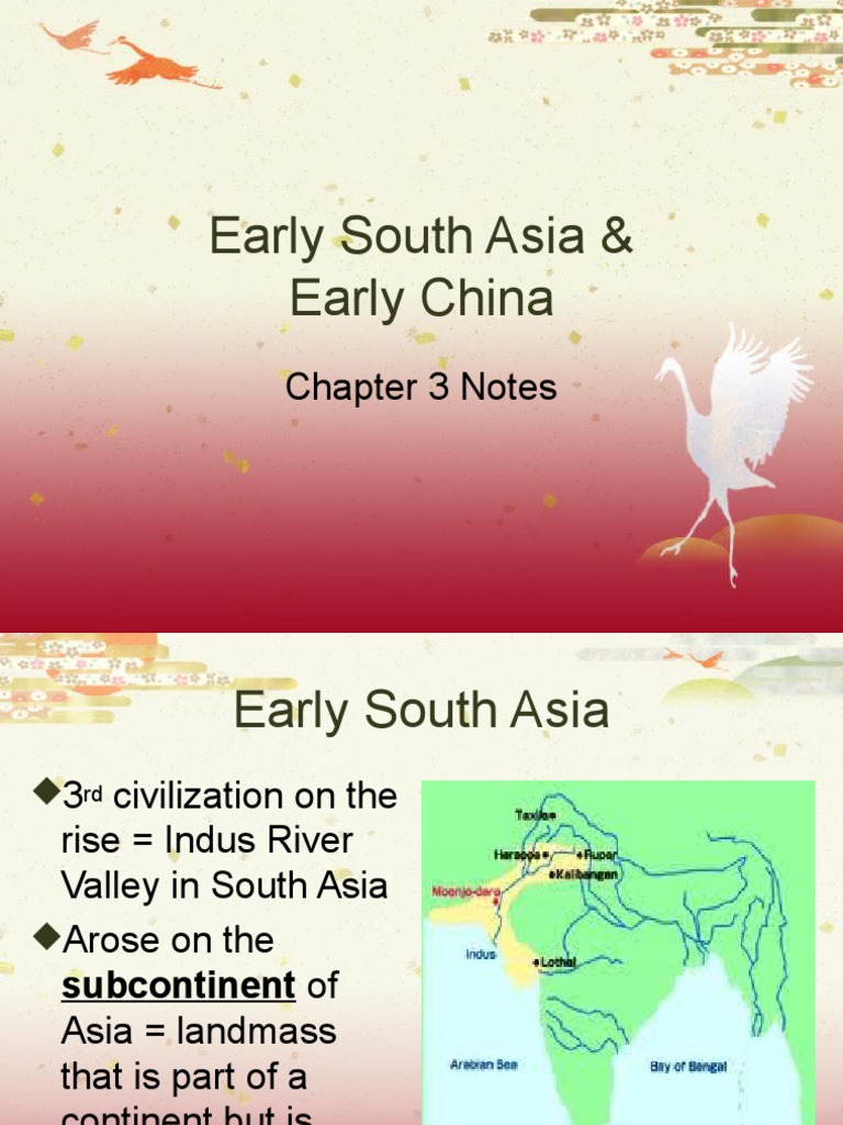 Early South Asia and Early China | PDF | South Asia | Monsoon