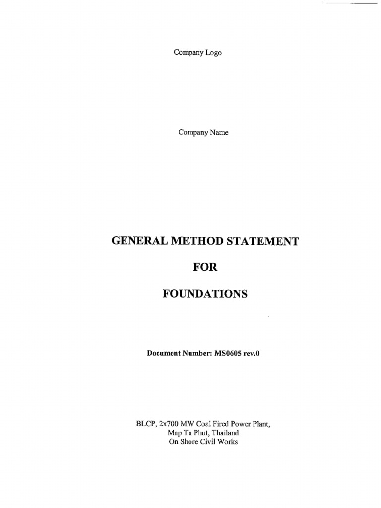 Construction Method Statement | PDF