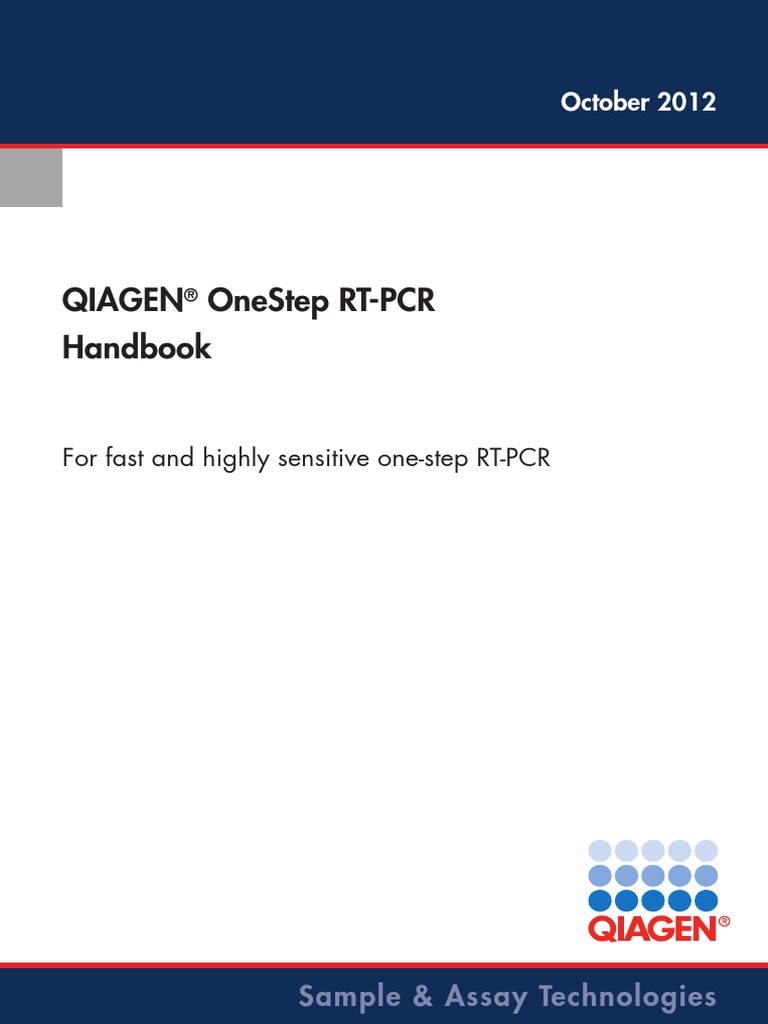 En Qiagen Onestep RT PCR Kit Handbook | PDF | Reverse Transcription ...
