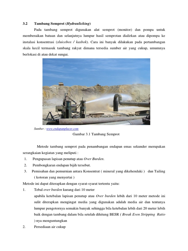 Tambang Semprot | PDF