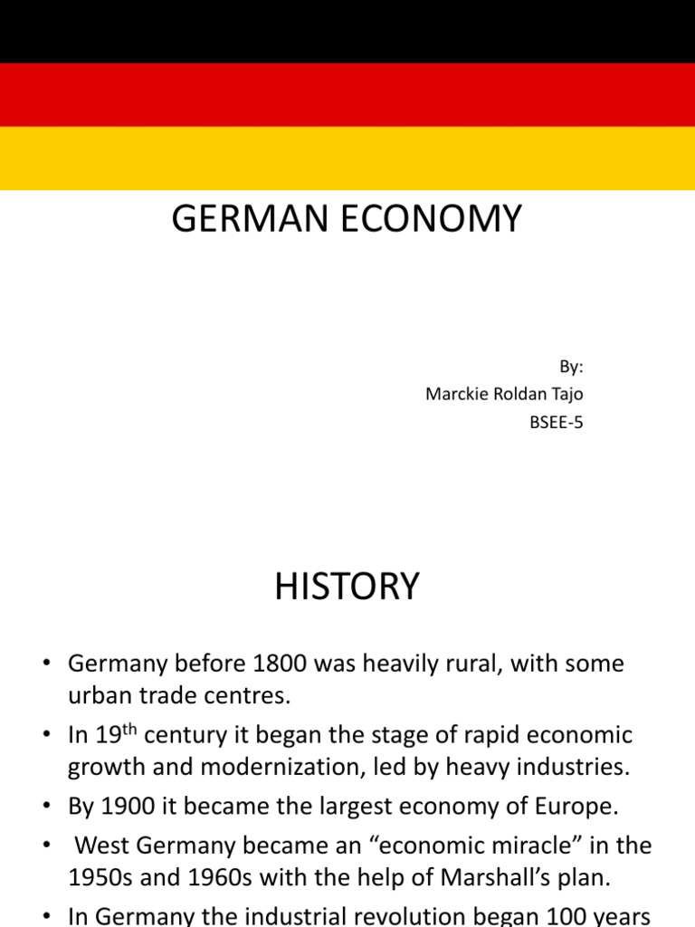 Overview of the German Economy | PDF | Germany | World Politics