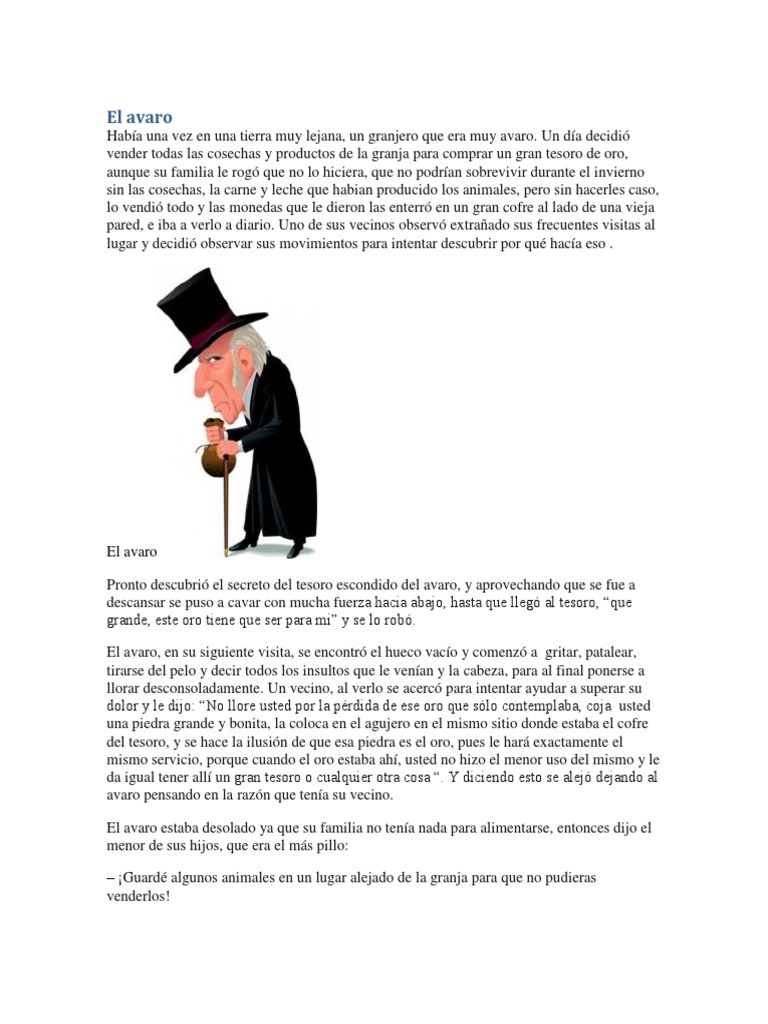 El Avaro | PDF