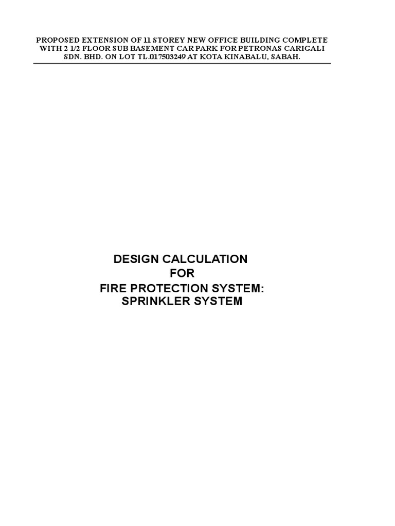 Fire Protection Calculation - 10.08.2015 by Ping Soon | PDF | Fire ...