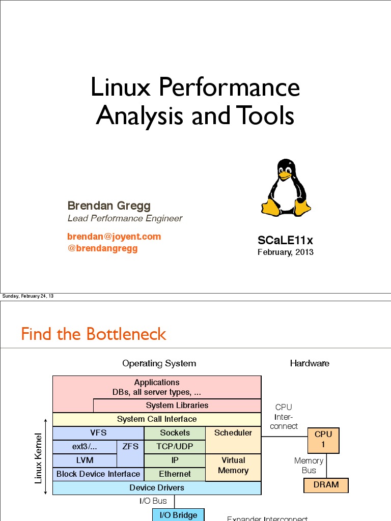Linux Performance Analysis and Tools: Brendan Gregg | PDF