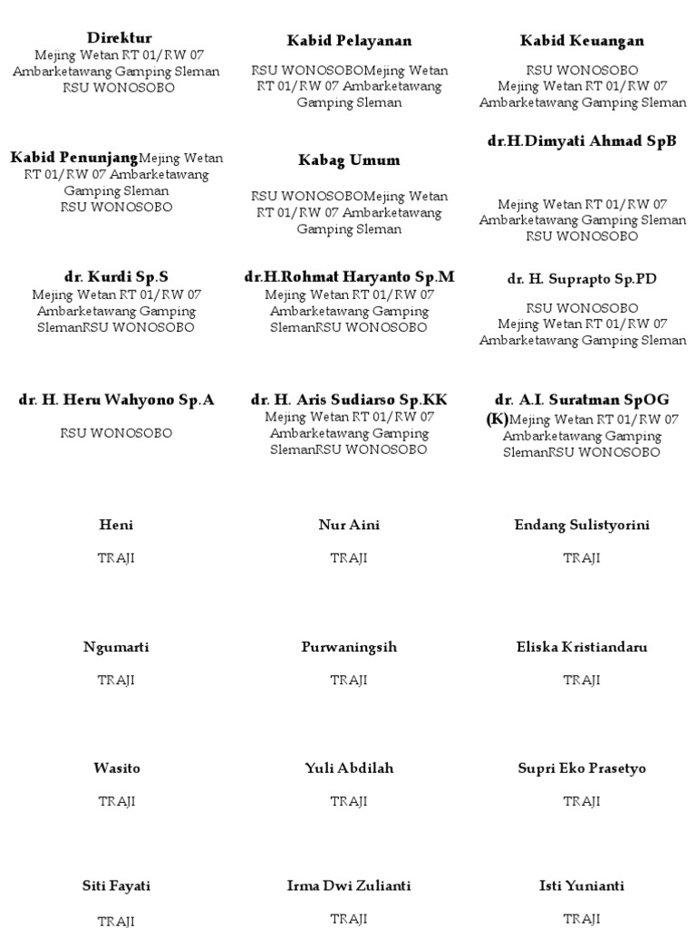 Tempelan Undangan Bobby (Traji) | PDF