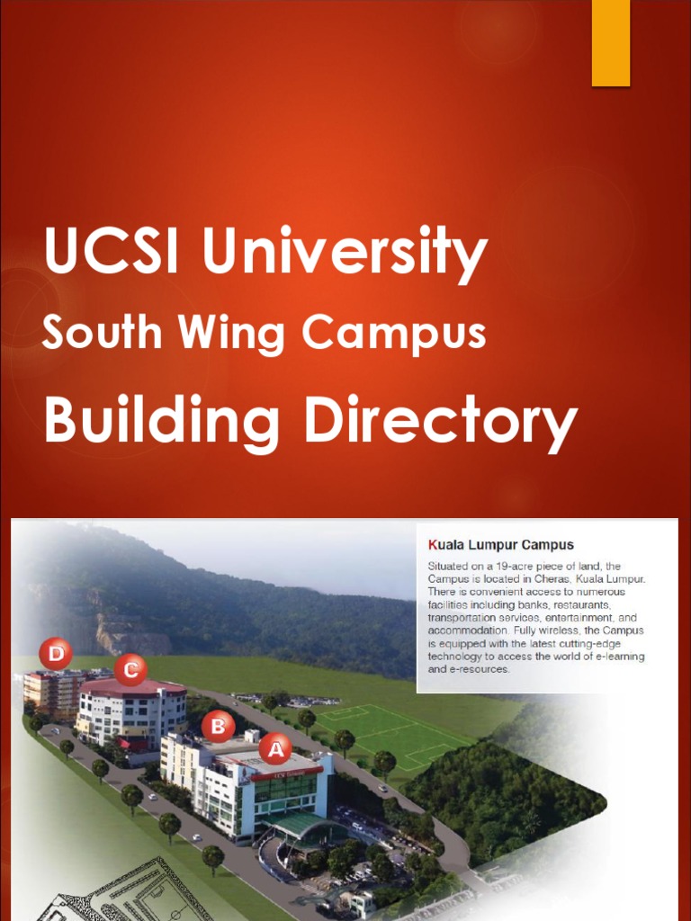 UCSI 2017 Building Directory | PDF | Medical School | Medicine