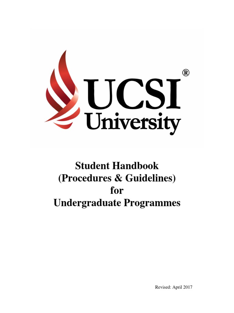 UCSI 2017 Student Handbook 2017 | PDF | Diversity (Business ...