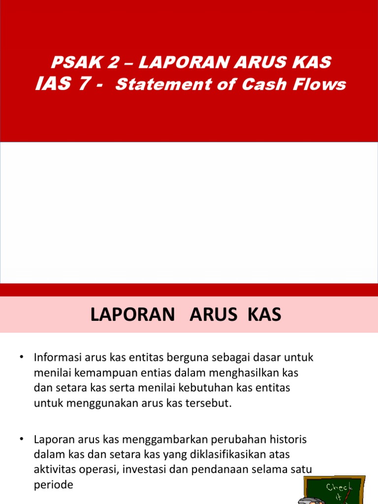 PSAK 2 Laporan Arus Kas IAS 7 25032015 | PDF