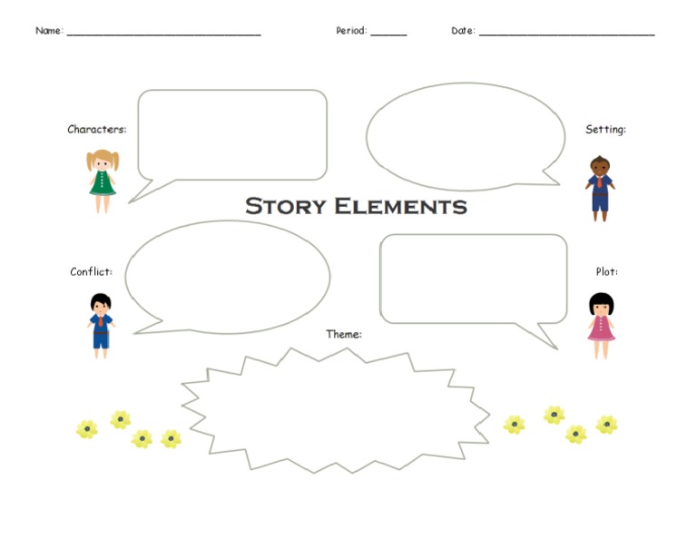 Elements of Short Story Defintiions Organizer | PDF | Finance & Money ...