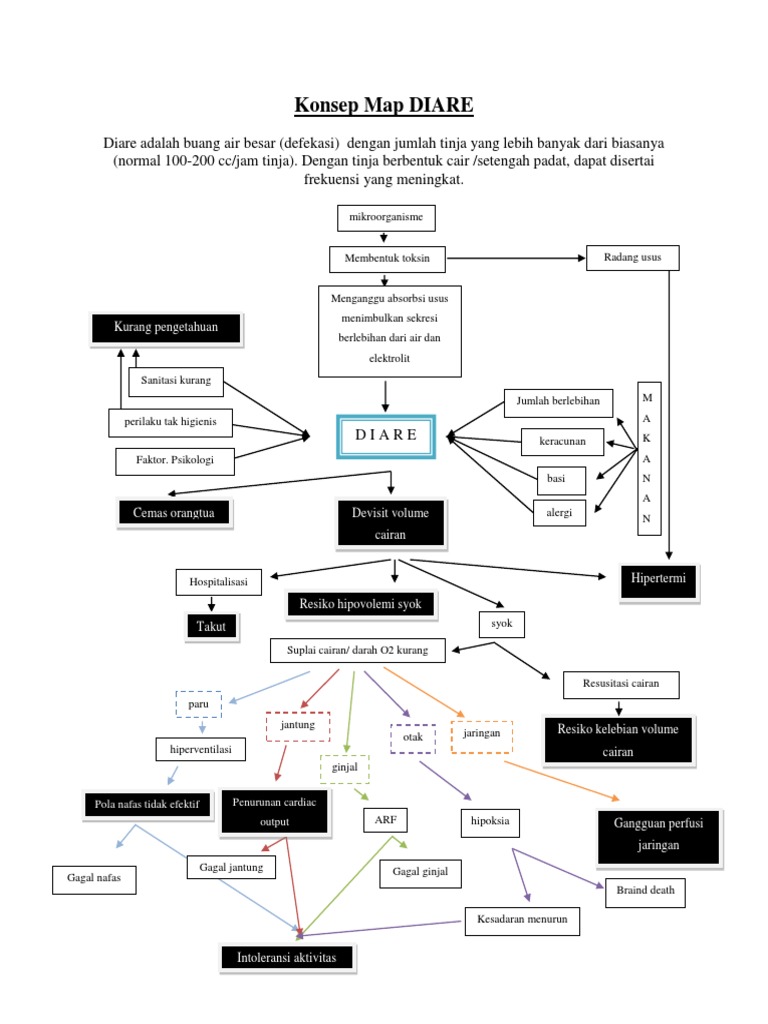 Konsep Mind Mapping Diare | PDF