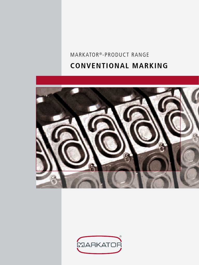 Conventional Marking English | PDF | Machines | Manufactured Goods
