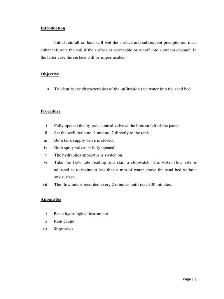 Basic Hydrology Report | PDF | Hydrology | Natural Environment
