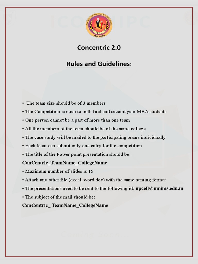 Concentric Rules | PDF