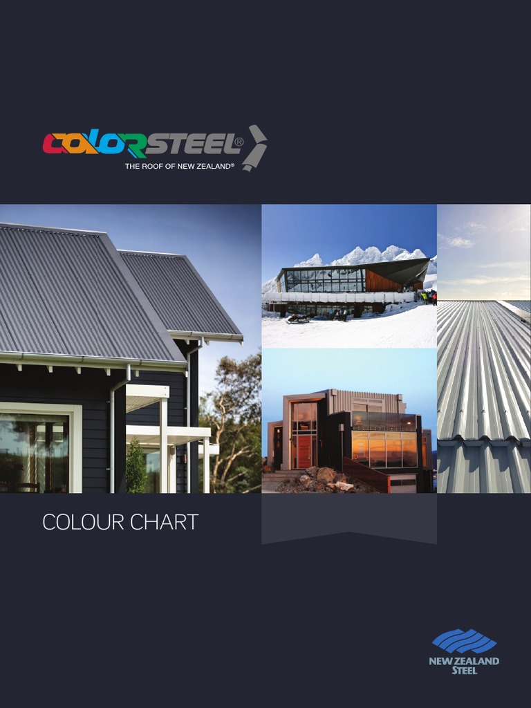 2012 Colorsteel ColourChart | PDF | Roof | Corrosion