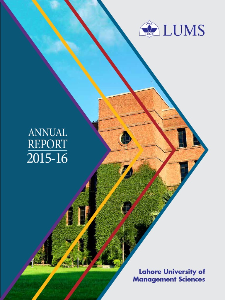 Lums Annual Report - 2015-16 | PDF | Master Of Business Administration ...