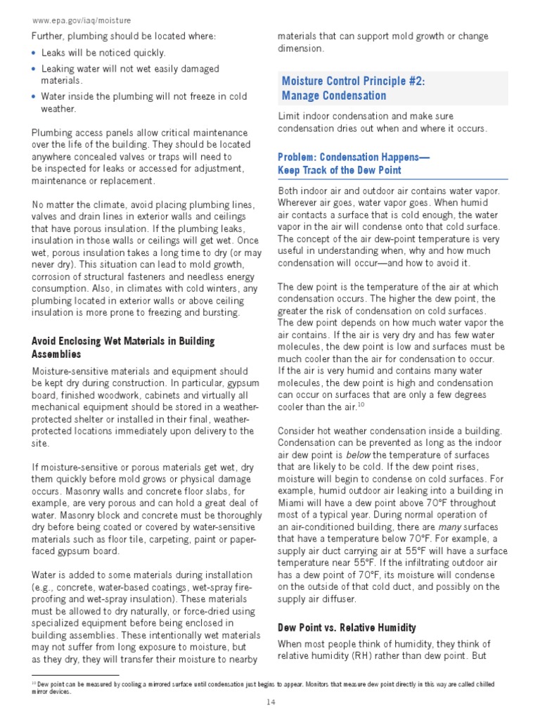 Moisture Control Part 4 | PDF | Relative Humidity | Humidity