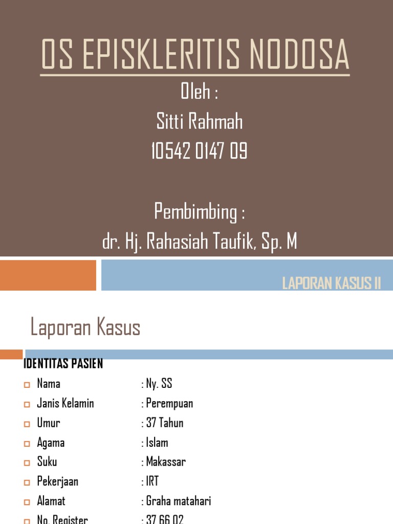 Episkleritis Nodosa | PDF | Sains & Matematika