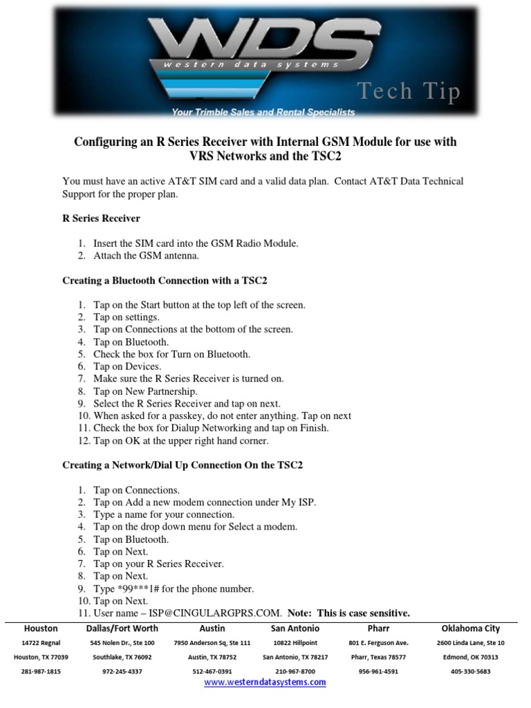 Tech Tip: Configuring An R Series Receiver With Internal GSM Module For ...