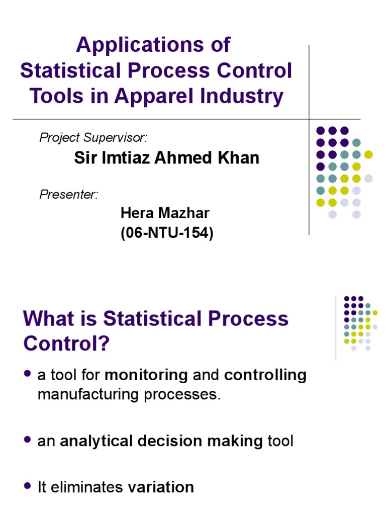 Statistical Process Control Presentation | PDF | Business | Business ...