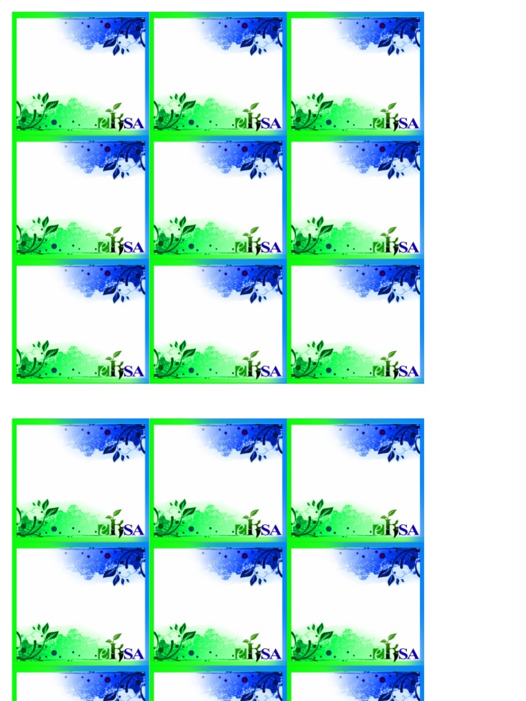 LABEL NAMA 2017 Eksa Gambar | PDF