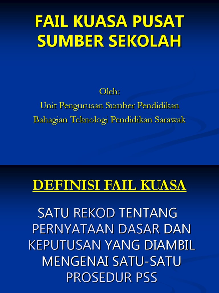 Fail Kuasa Pss-Versi Baru | PDF