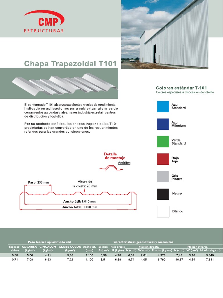 Chapa T101 | PDF