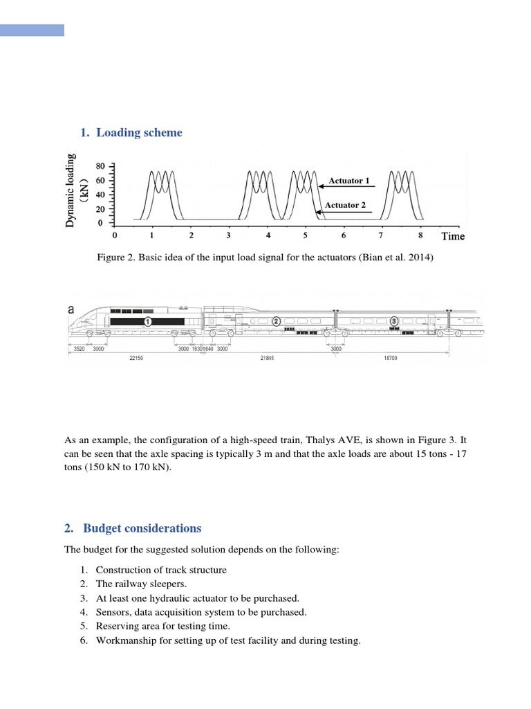 Loading Scheme: Actuator 1 | PDF