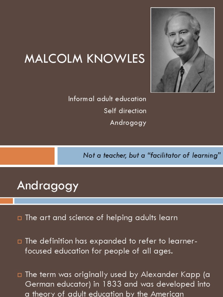 Malcolm Knowles Theory | PDF | Cognitive Science | Applied Psychology