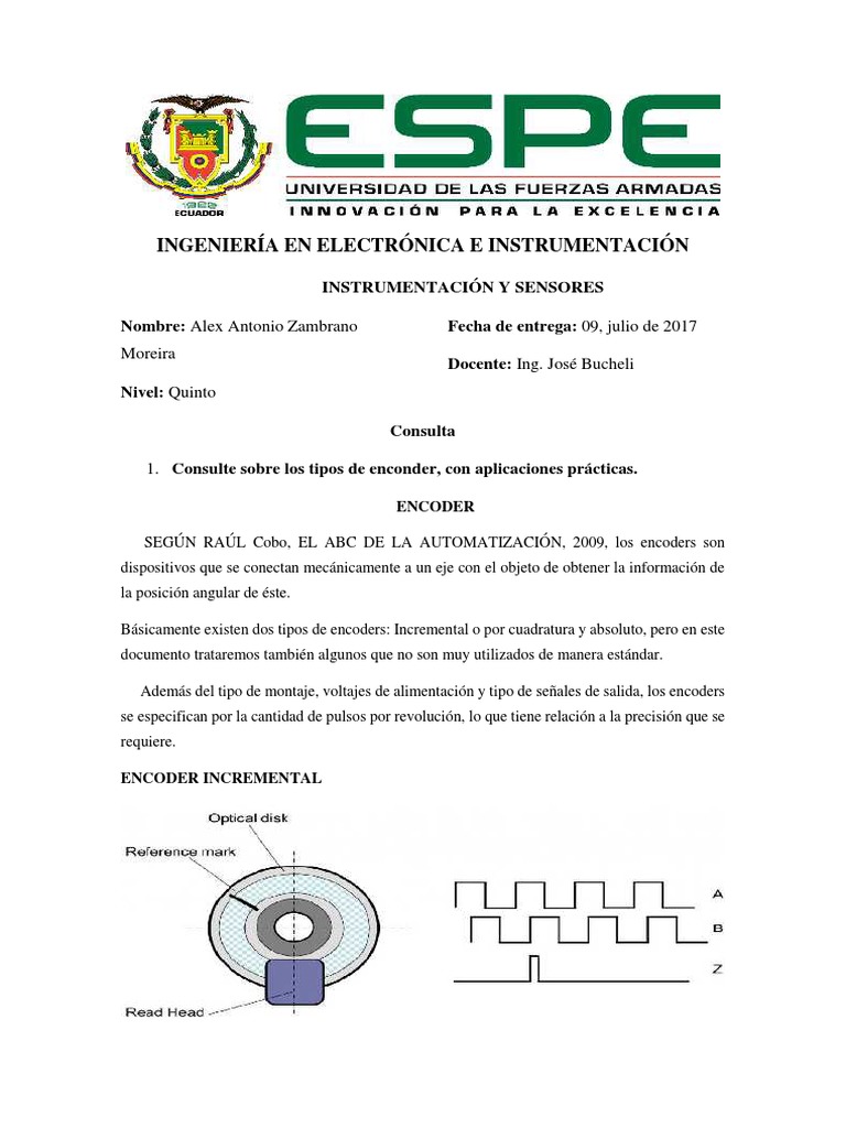Tipos de Encoder's | PDF | Sensor | Imán