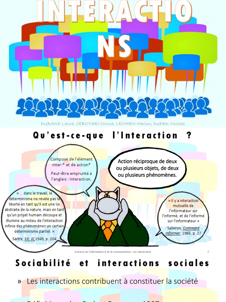 Comprendre les Interactions Sociales | PDF | Sociologie | Sciences de l ...