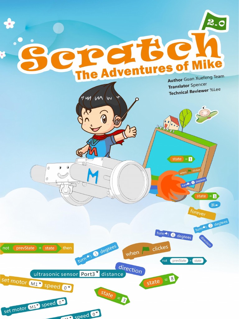 Scratch 2.0 The Adventures of Mike PDF | PDF