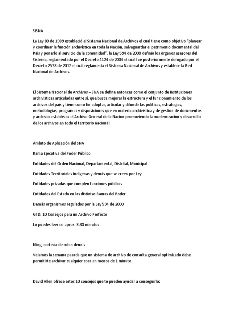 SISNA | PDF | Archivo de computadora | Science