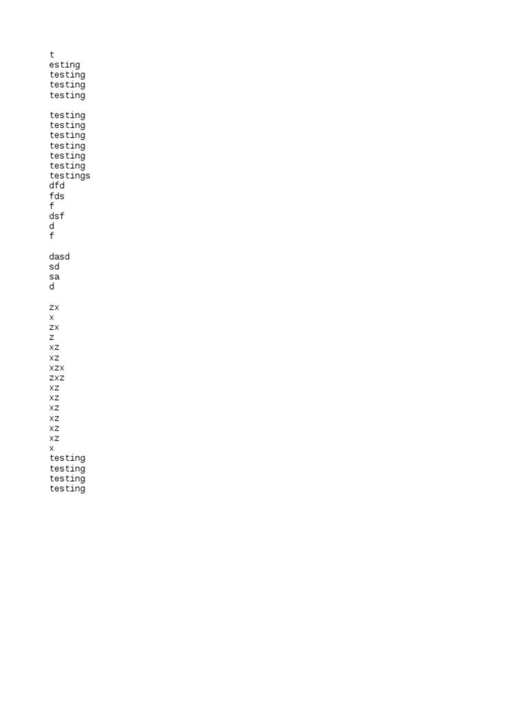 T Esting Testing Testing Testing Testing Testing Testing Testing ...