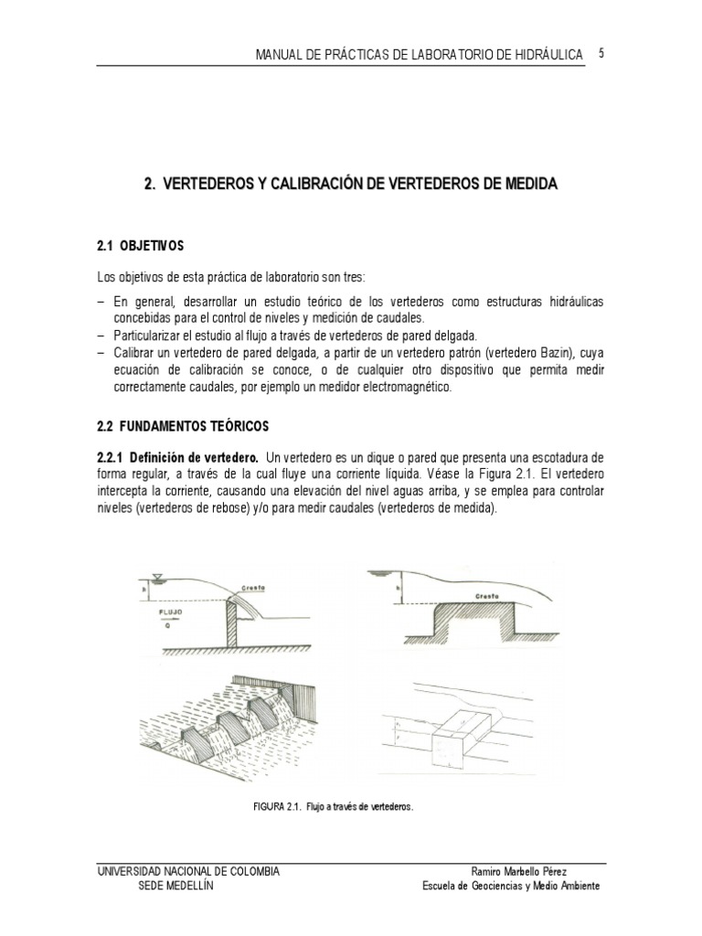 Vertederos PDF | PDF